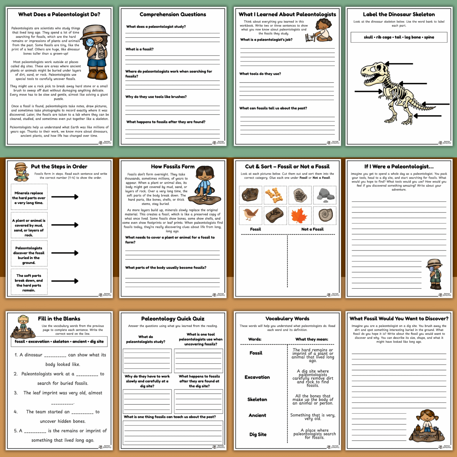 What Is a Paleontologist for Kids? A Fun Guide to Fossils, Dinosaurs ...