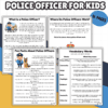 Police for Kids: A Community Helper Lesson with 15 Free Worksheets ...